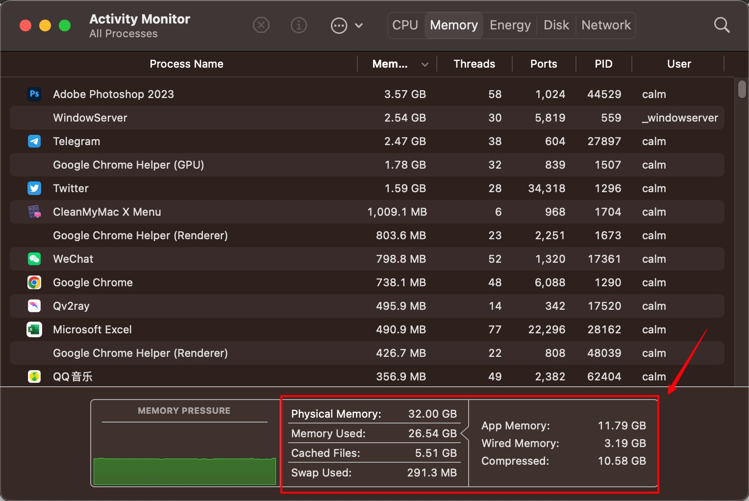 ahhhhfs on Twitter: "32GB的M1 Pro Max 已经开始使用交换内存了🤤 https://t.co/DhvvS8brMl" / Twitter