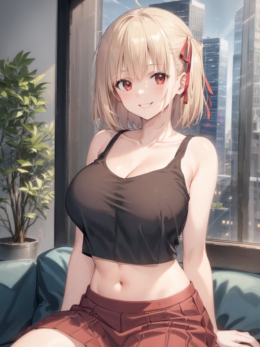 Waifu Universe on Twitter: "Chisato from Lycoris Recoil Source: https://pixiv.net/en/artworks ...