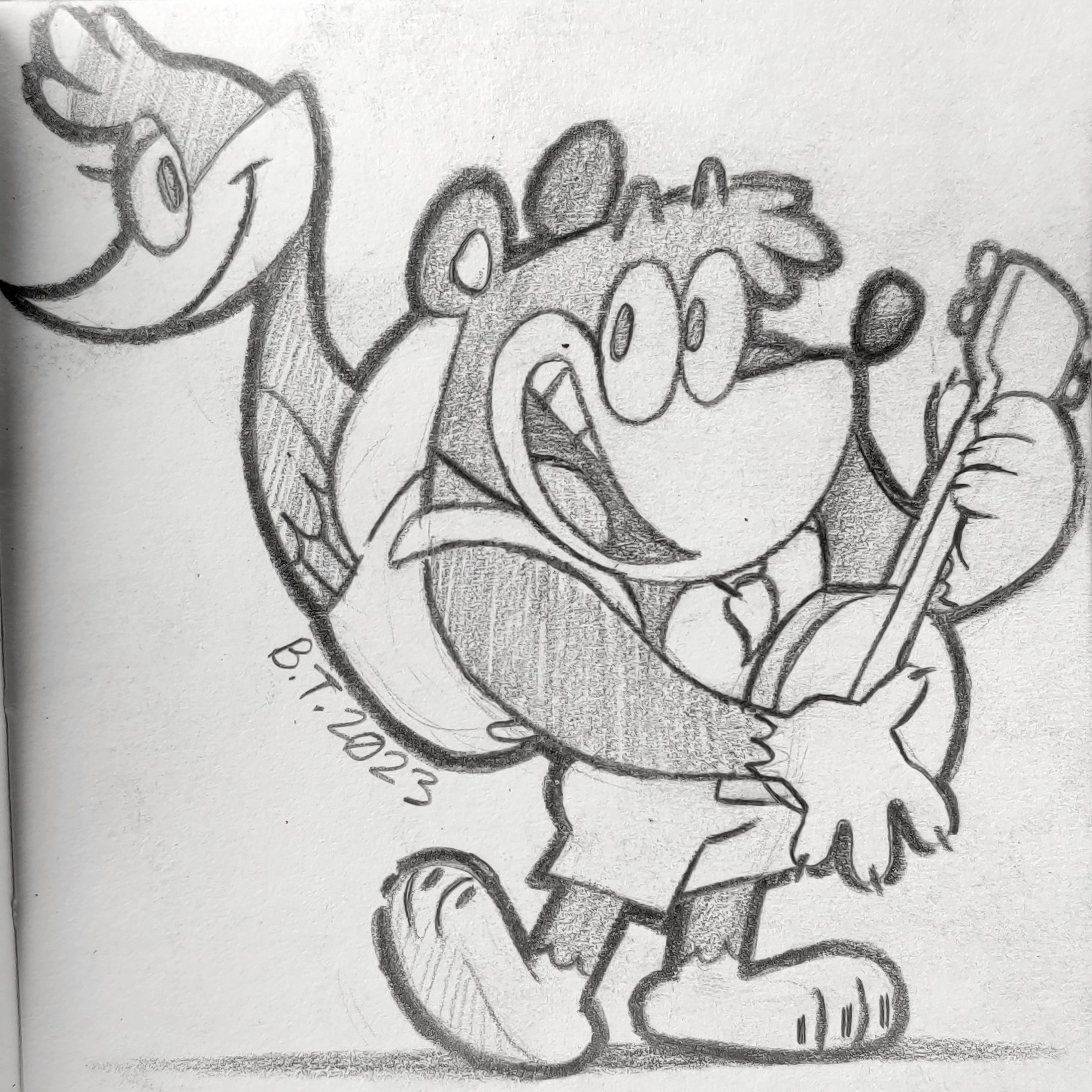 Banjo Kazooie Drawing