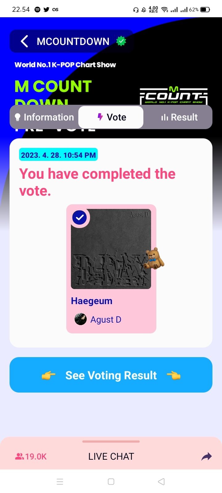 ☁︎ on Twitter: "new voting! “Haegeum” has been nominated for Mcountdown pre-vote on Mnet Plus ...
