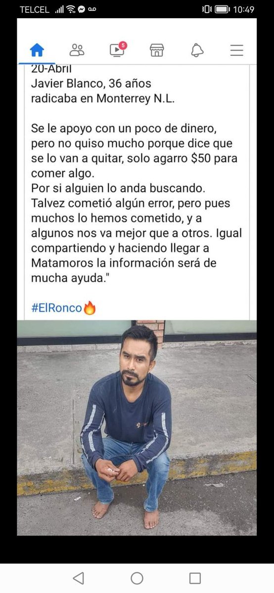 Menny ALERTA DE RIESGO on Twitter: "Javier Blanco 36 años #Matamoros #Mty"