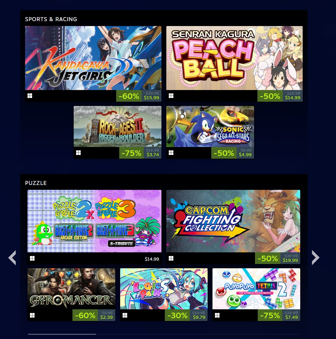 Wario64 on Twitter: "Golden Week Japanese Game Fest sale on Steam https://bit.ly/3LeRkm0"