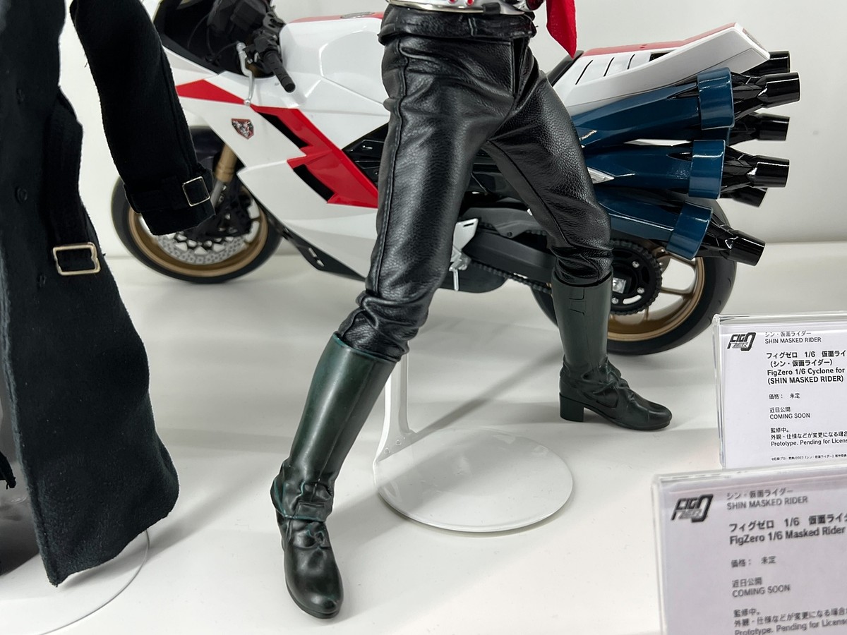 さほかずひさ on Twitter: "RT @hobbywatch_jp: 「シン・仮面ライダー」より仮面ライダー/仮面ライダー2号フィギュア展示！ 各サイクロン号も【threezero ...