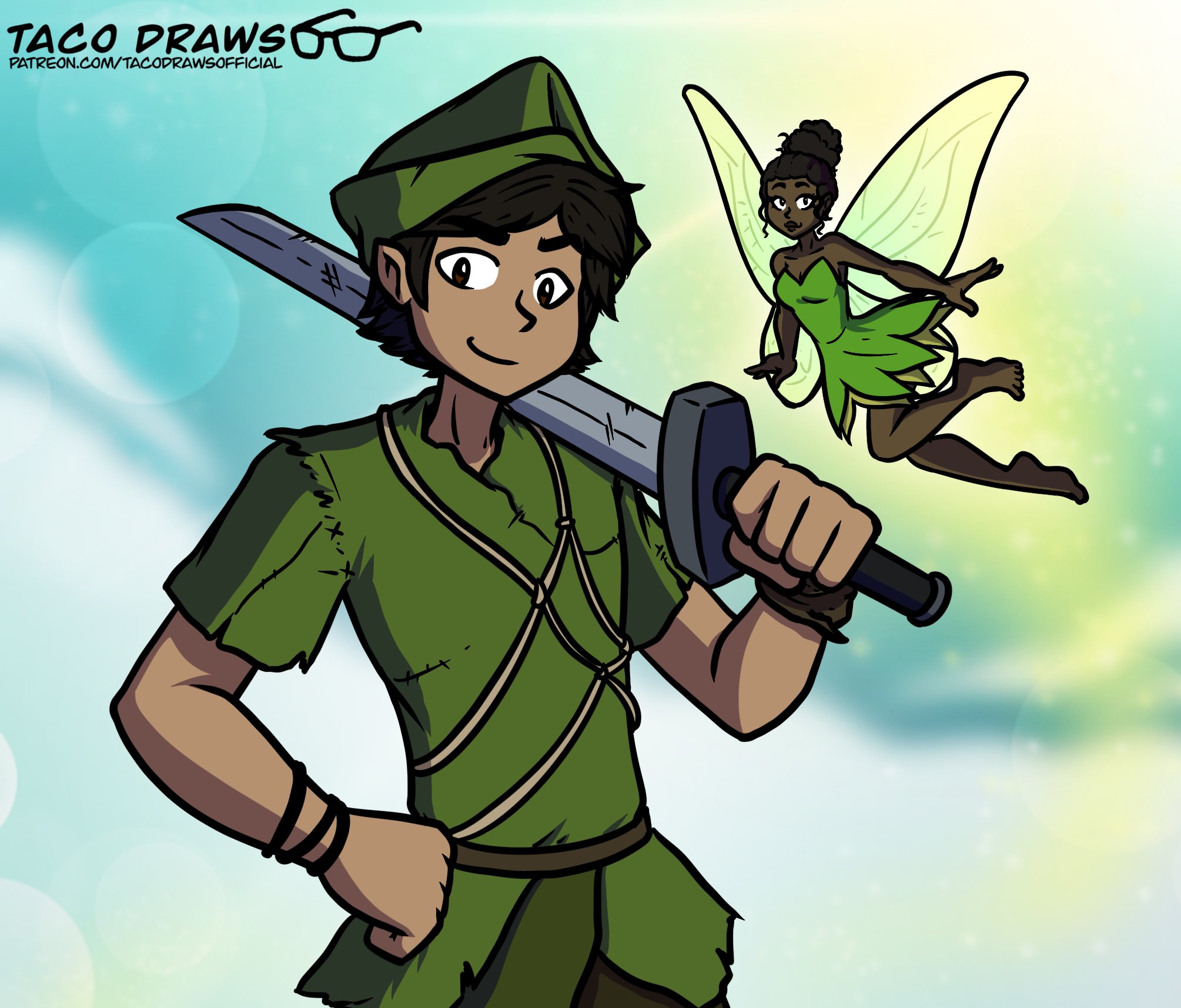 Peter Pan Anime Drawing