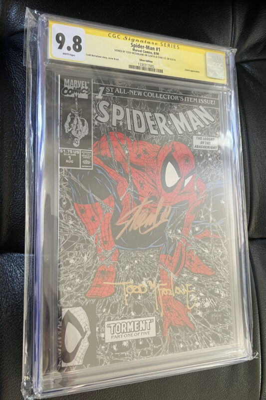 Spider-Man Culture Daily on Twitter: "1 signed by Stan Lee & Todd Mcfarlane cgc 9.8 silver ...