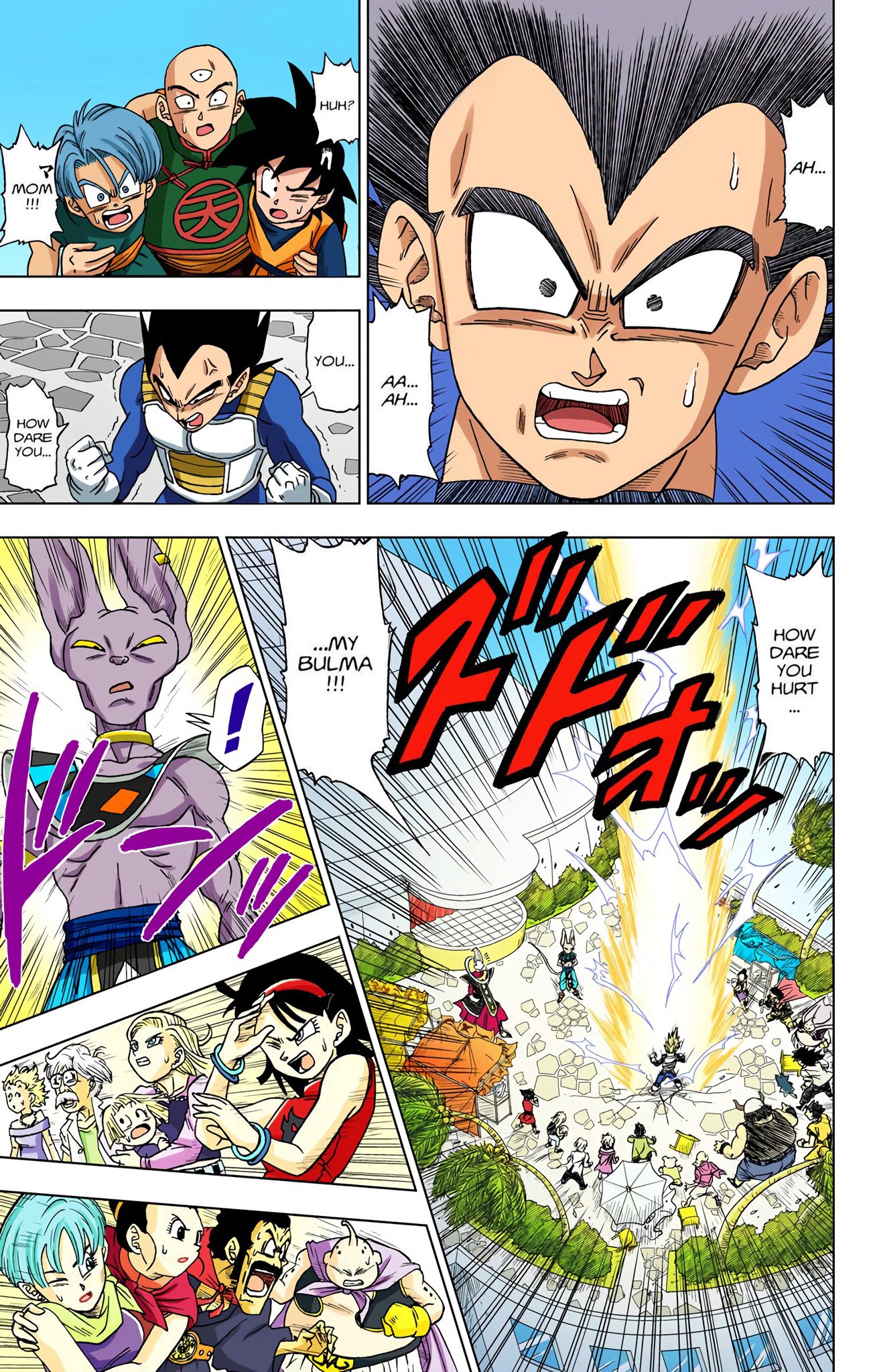 Bulma Vegeta Fighting