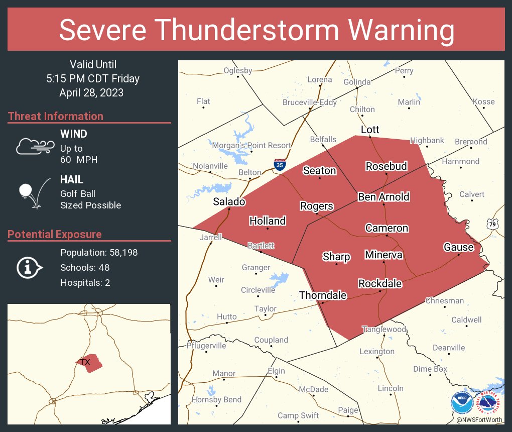 Nws Fort Worth On Twitter Severe Thunderstorm Warning Continues For