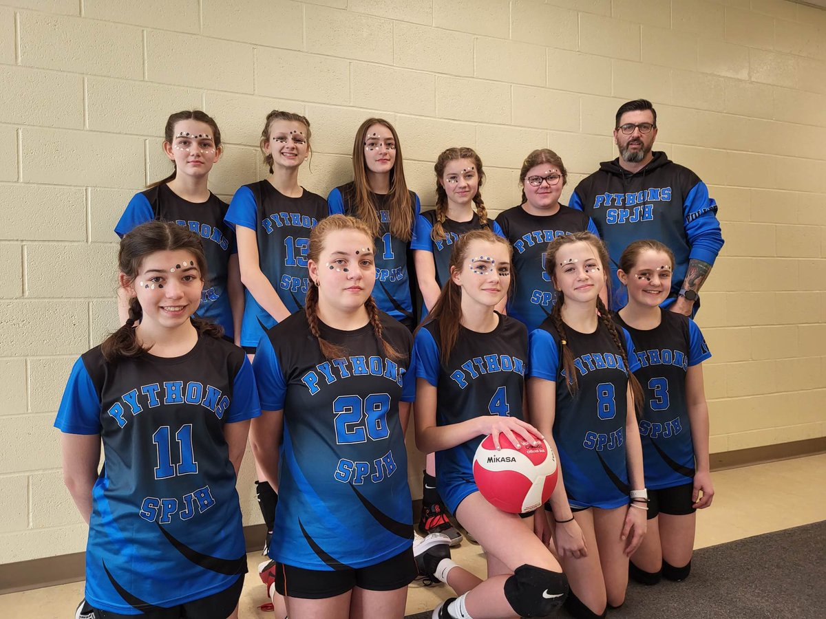 Richard Christopher SPJH_PE on Twitter: "Good luck to our Python Grade 8 Volleyball Teams who ...