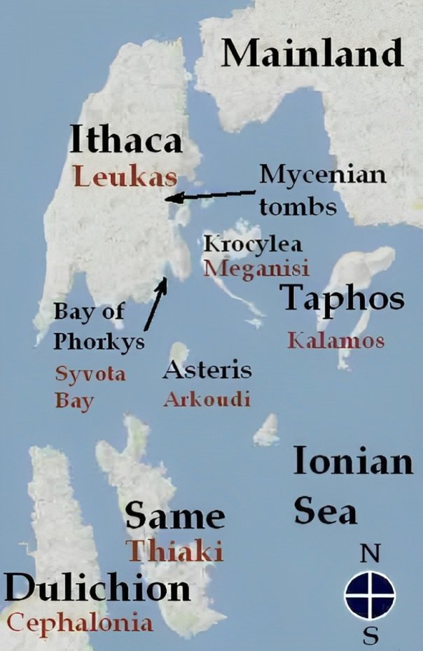 1/ The exact location of Homer's Ithaca has been a controversial ...