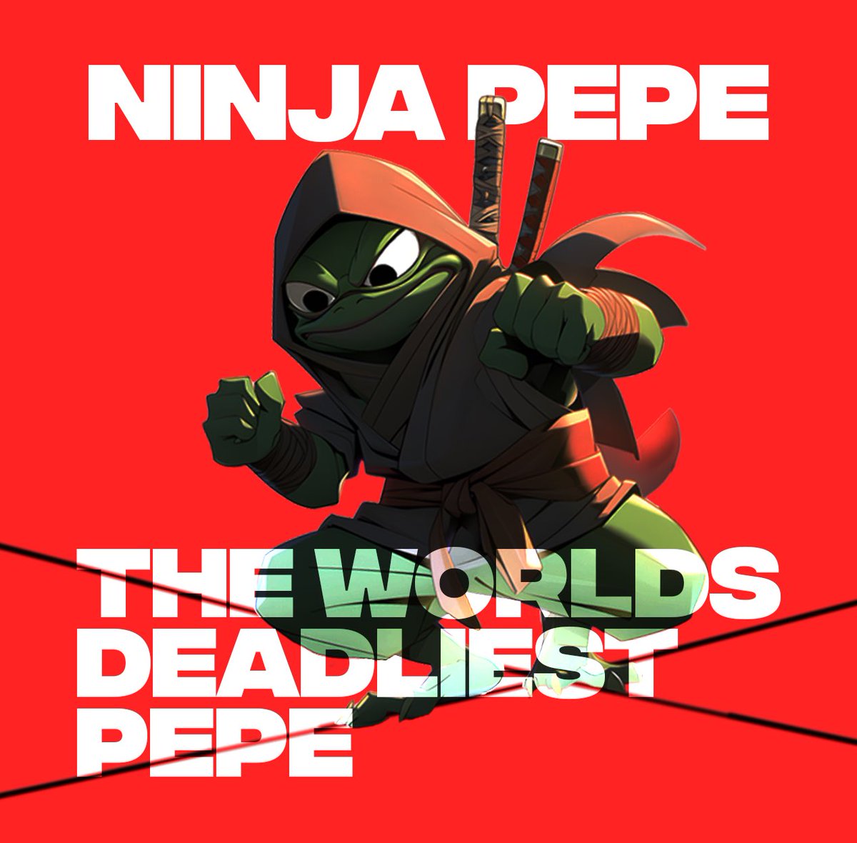 Ninja Pepe on Twitter: "$NPEPE is a Movement. 🥷 $NPEPE is for the people ️ $NPEPE is the dark ...