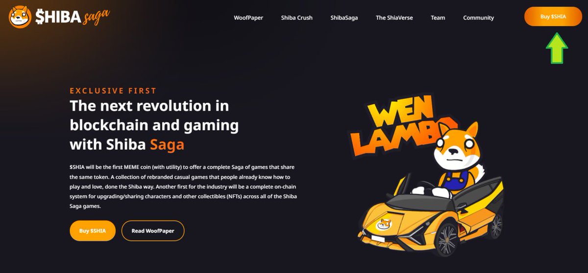 Shiba Saga on Twitter: "Woof!🐶The long wait is over!🥳 📢$SHIA Public #Presale is live!📢 Click the ...