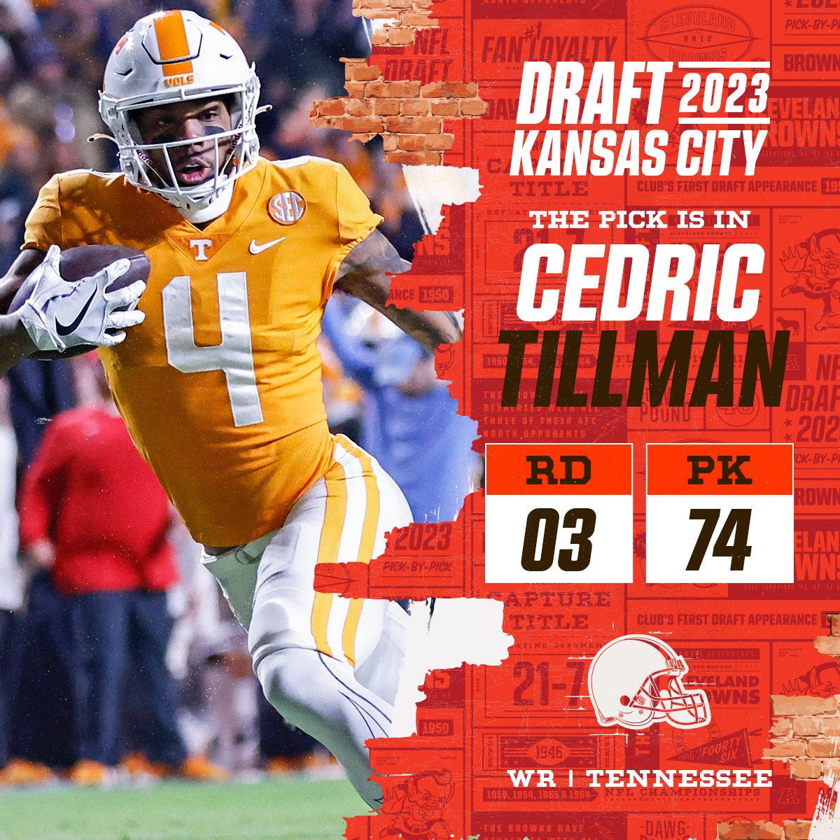 NFL on Twitter: "With the No. 74 overall pick in the 2023 @NFLDraft, the @Browns select Cedric ...