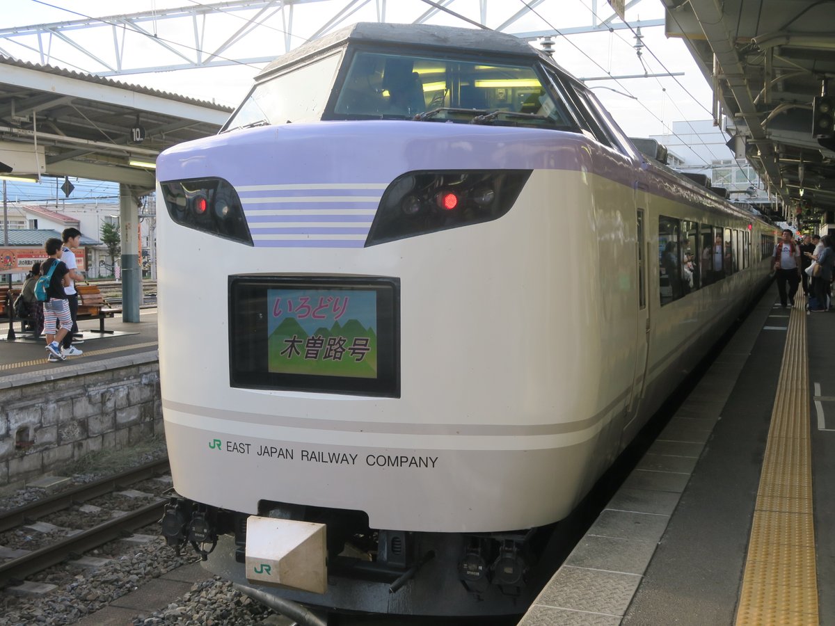 TO on Twitter: "過去の写真から 2016/9/25 松本駅にて ①3代のあずさ（351系、E257系、E353系） ②③④485系「彩（いろどり）」 #351系#E257系 ...