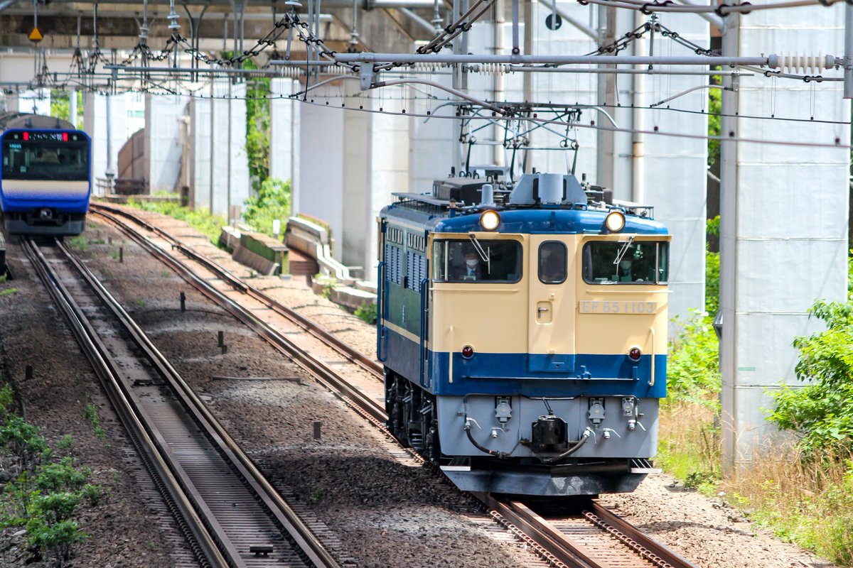 ガオーちゃん on Twitter: "4/29 試単9523 EF65-1103"