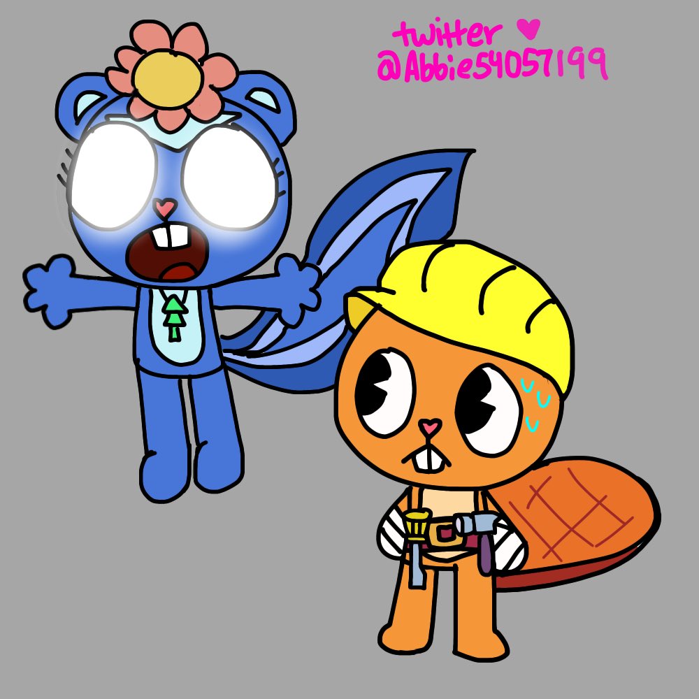 Happy Tree Friends Handy X Petunia