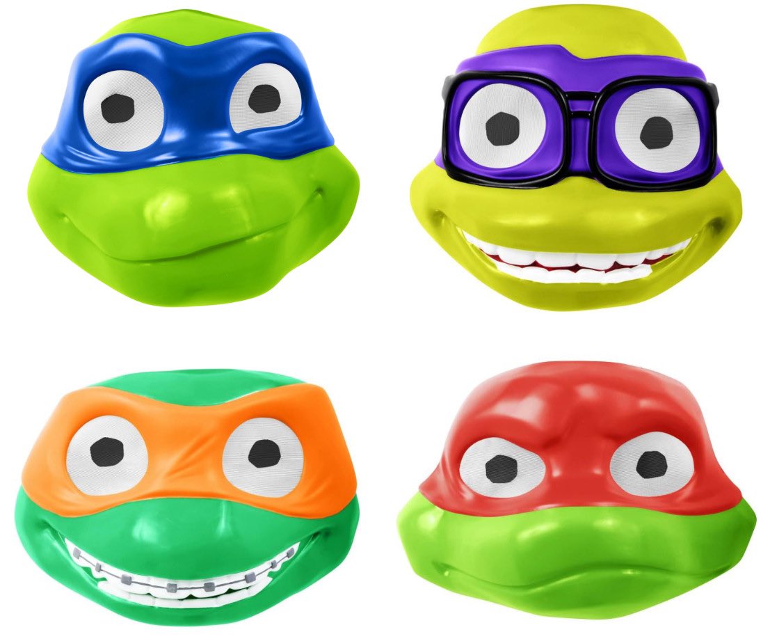 Ninja Turtle Faces Clipart
