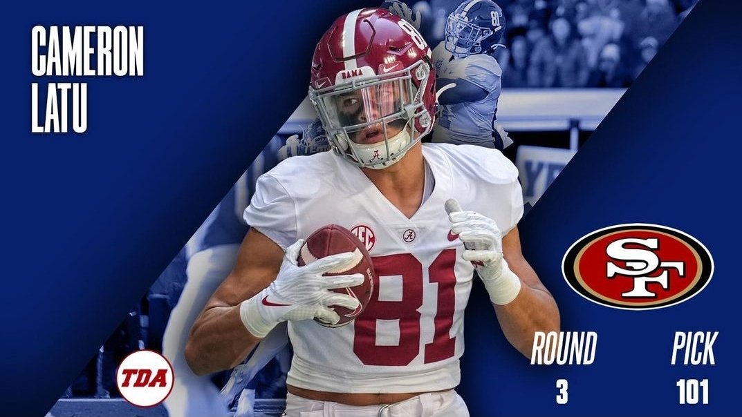 Touchdown Alabama On Twitter Cam Latu Goes To The 49ers In The 3rd