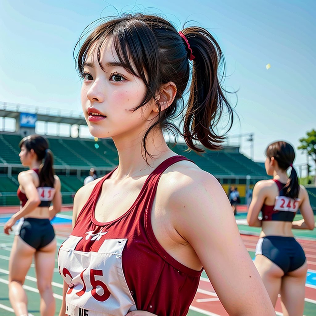 新しいプロフィール画像 ポニテ女子お尻添え 陸上女子 Ai陸上部 ポニーテール 新しいプロフィール画像 陸上女子 Ai陸上部