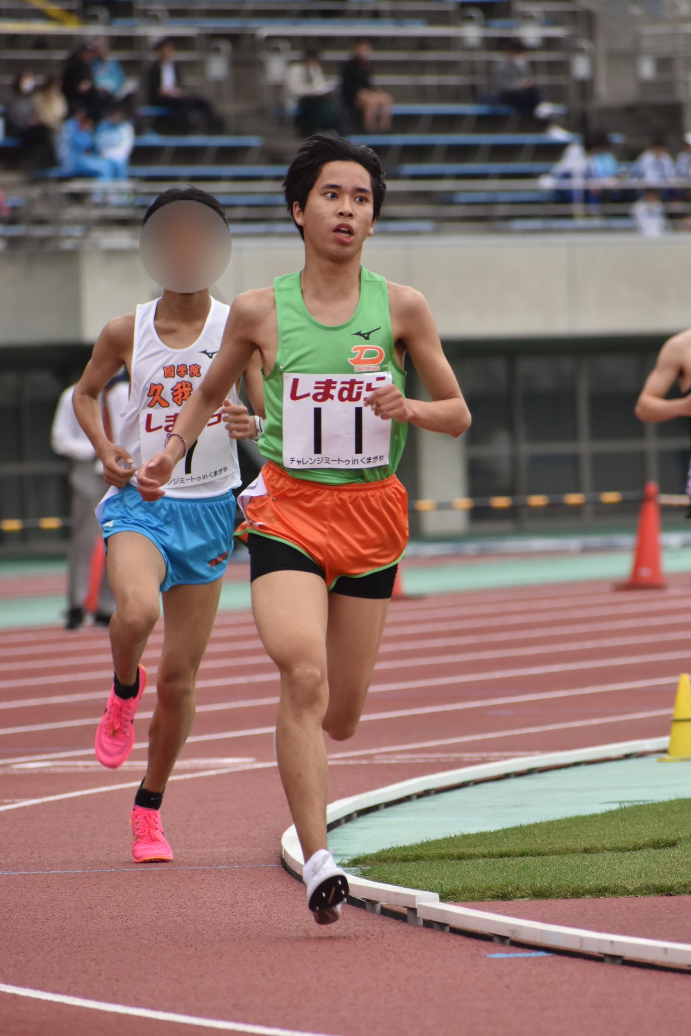 大東一高陸上部 on Twitter: "第20回チャレンジミートゥinくまがや 男子3000m 6組 6着 9′10″24 白井葵⑶ 7組 6着 8′55″65 古谷太一⑵ 8組 15着 8 ...