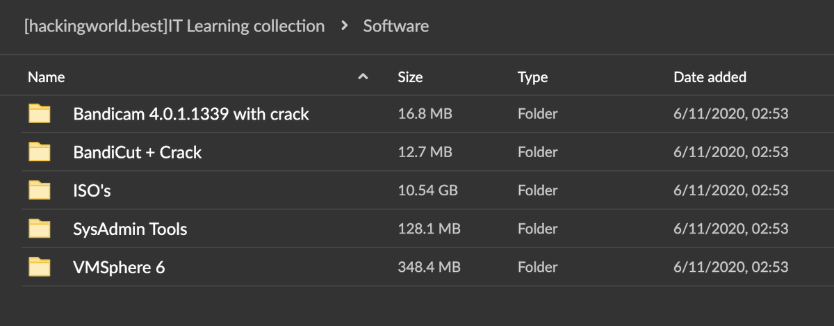 Hossein NafisiAsl on Twitter: "829 GB of books and videos in MEGA 🔸Course Books (28 GB) 🔸 Course ...