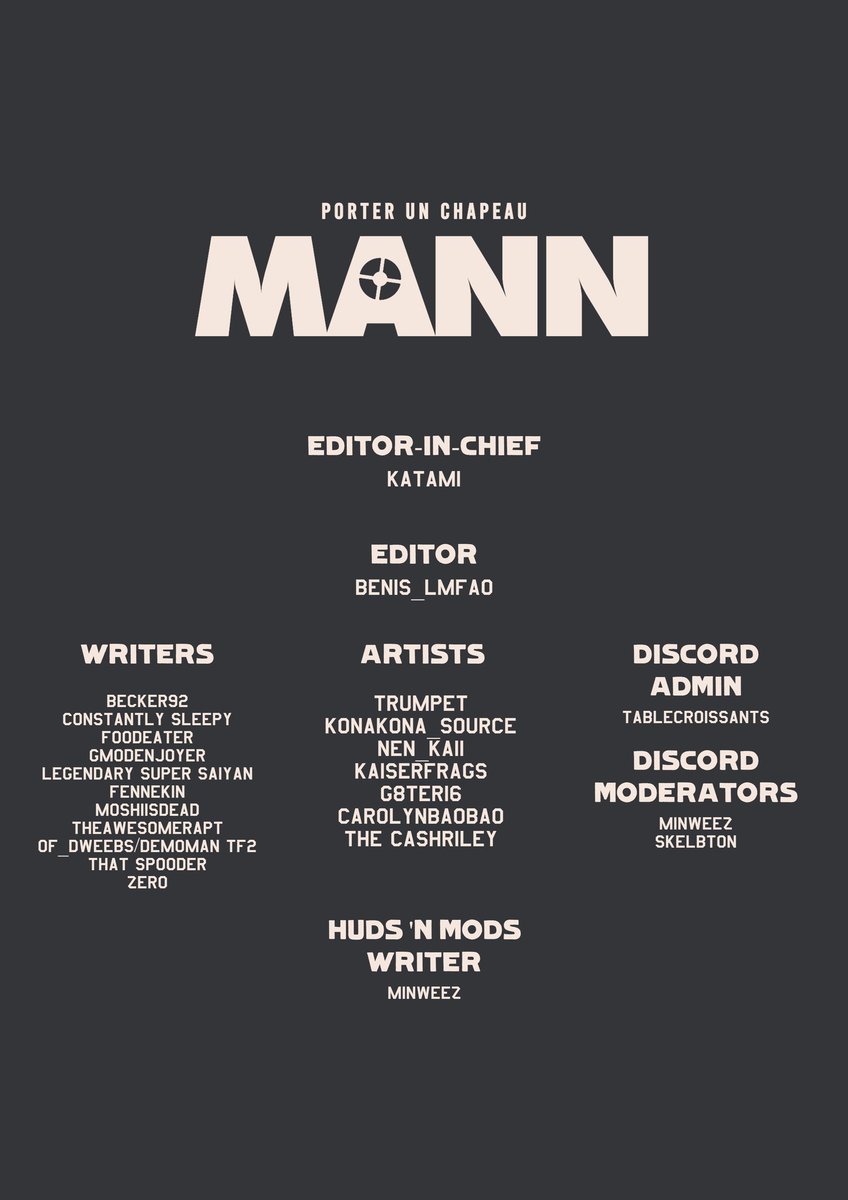 MANN Magazine on Twitter: "MANN Magazine Credits (Extra Page)"