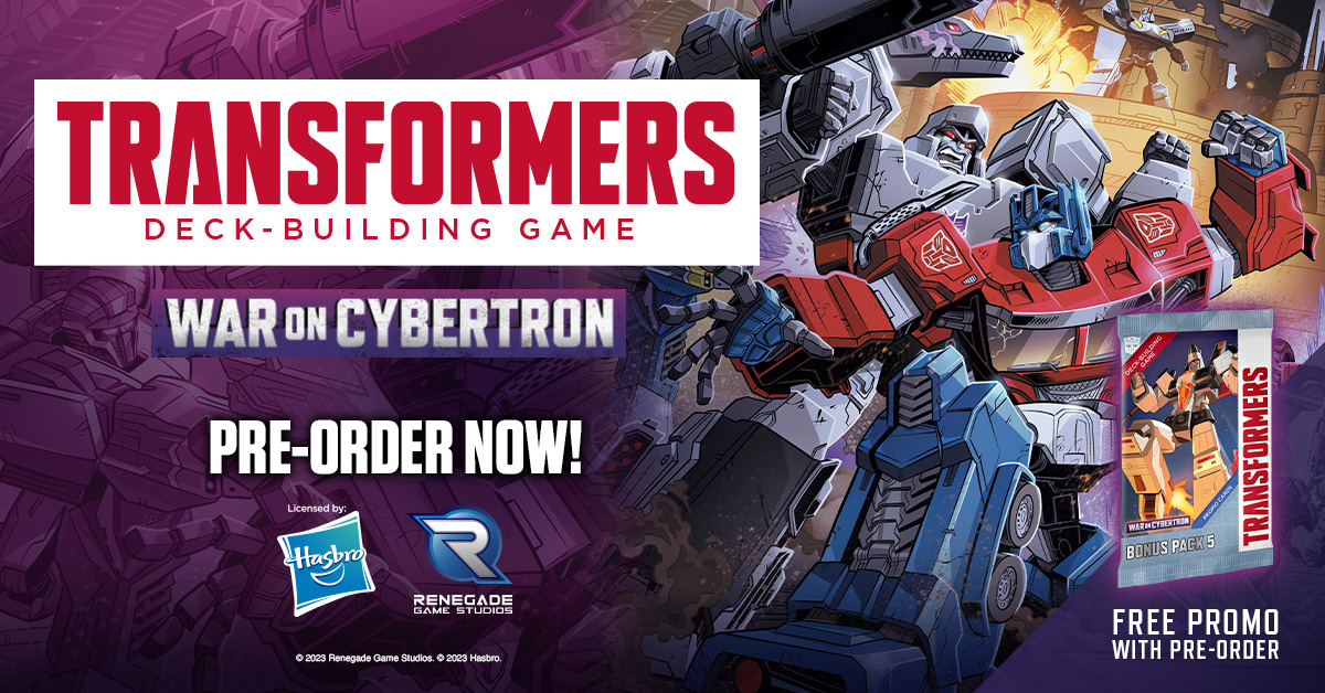Renegade Game Studios on Twitter: "The Transformers Deck-Building Game 💥 War on Cybertron 💥 ...