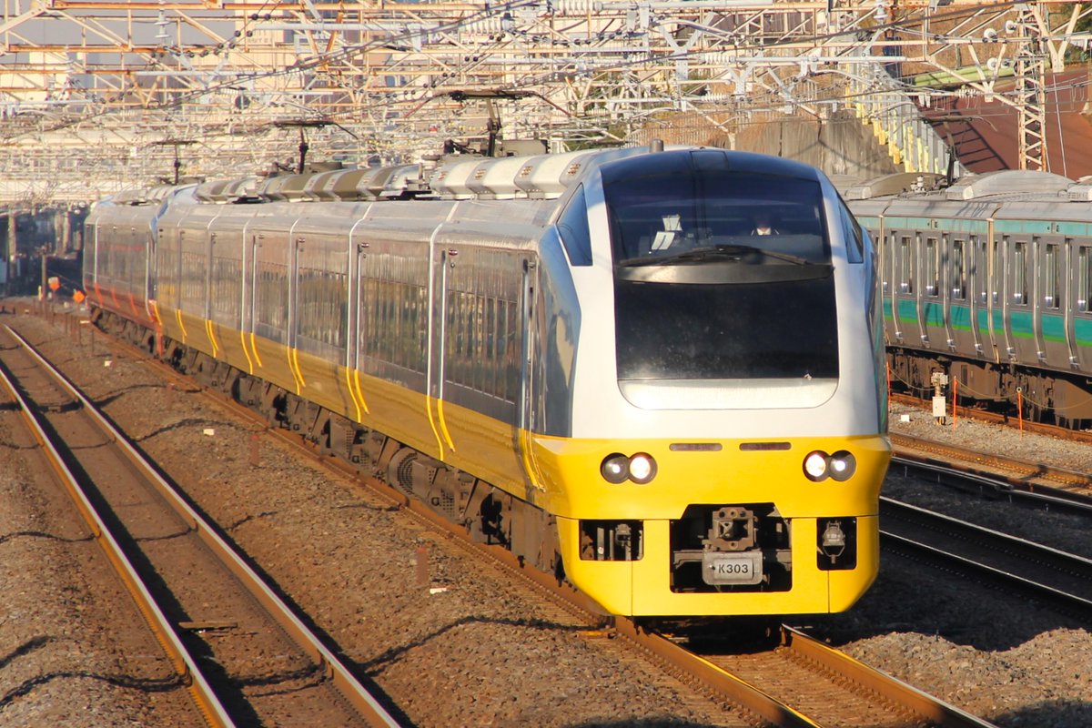 北鉄⭐️⭐️⭐️ on Twitter: "#おはようトレイン #E653系 K303 E657系のイエロージョンキルが早速運用に入ったようですね😉 おはようございます"
