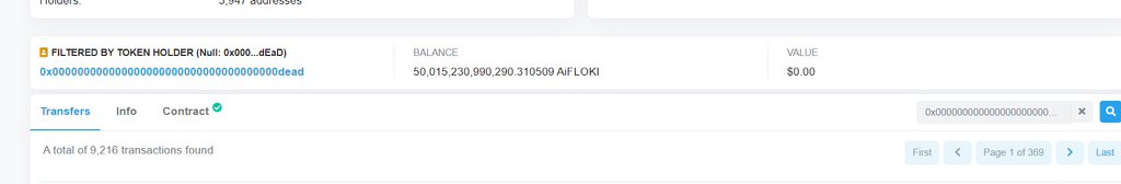 Arb Floki AI on Twitter: "The team has completed the plan to burn 50% of the total amount of ...