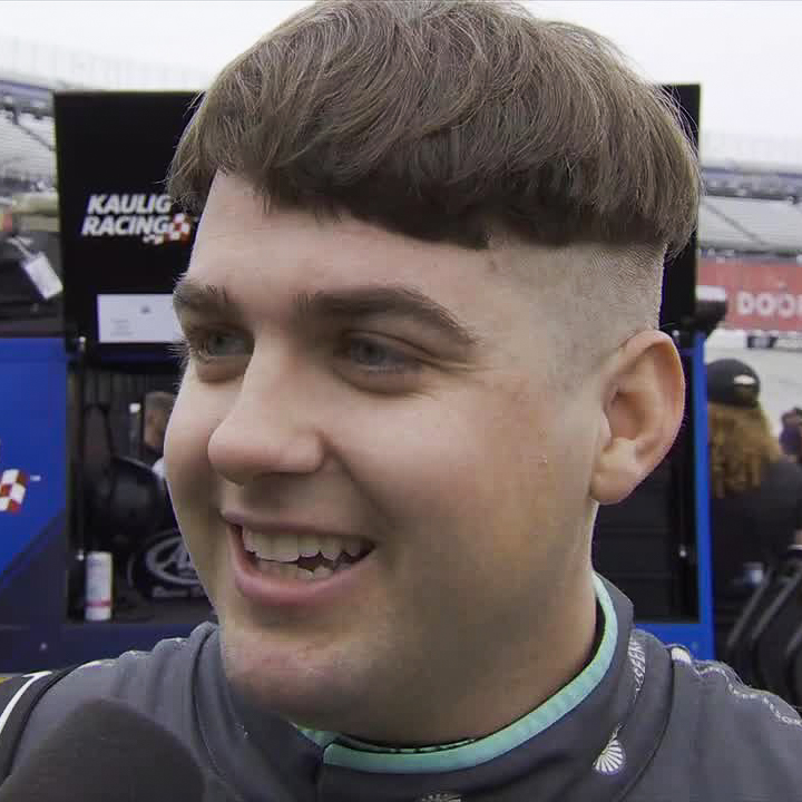 Out with the mullet and in with the bowl cut for Noah Gragson : r/NASCAR