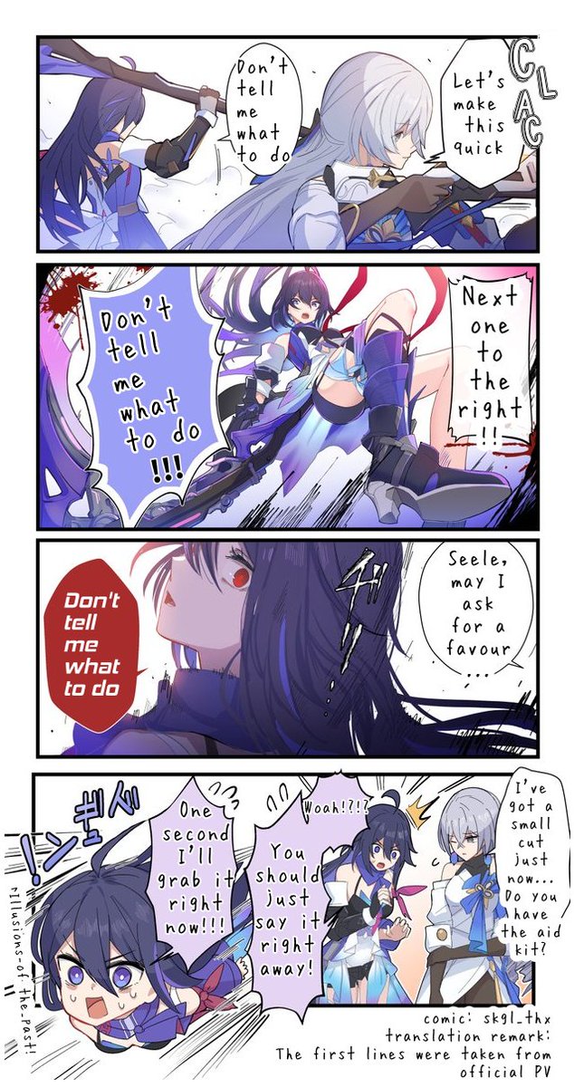 Female Trailblazer (Freya) on Twitter: "RT @chibi0108: NEW HSR comic by @/skgl_thx Title ...