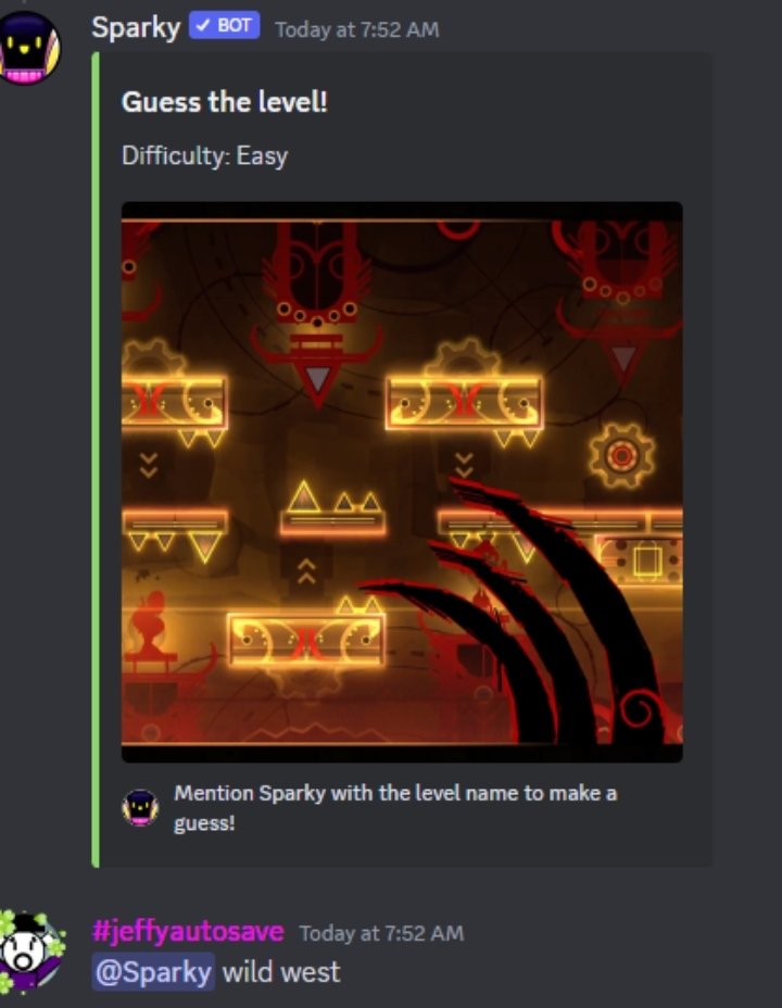 sparky gd bot fails on Twitter: "from @sandwich475 https://t.co/u6CUyXWR12" / Twitter
