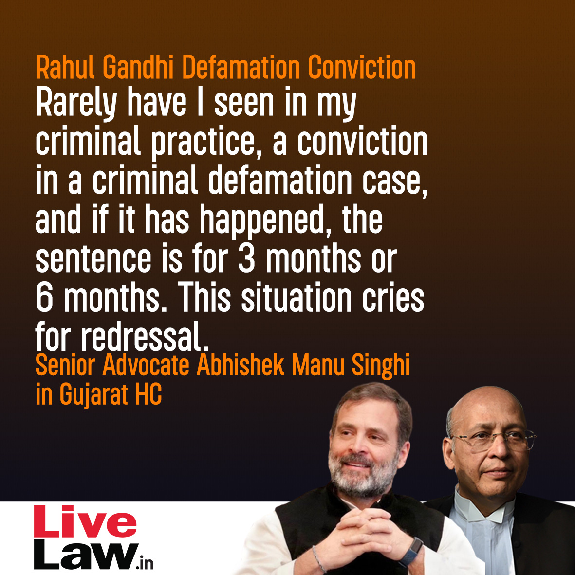 Live Law on Twitter: "Appearing before the Gujarat High Court for Congress leader and ...