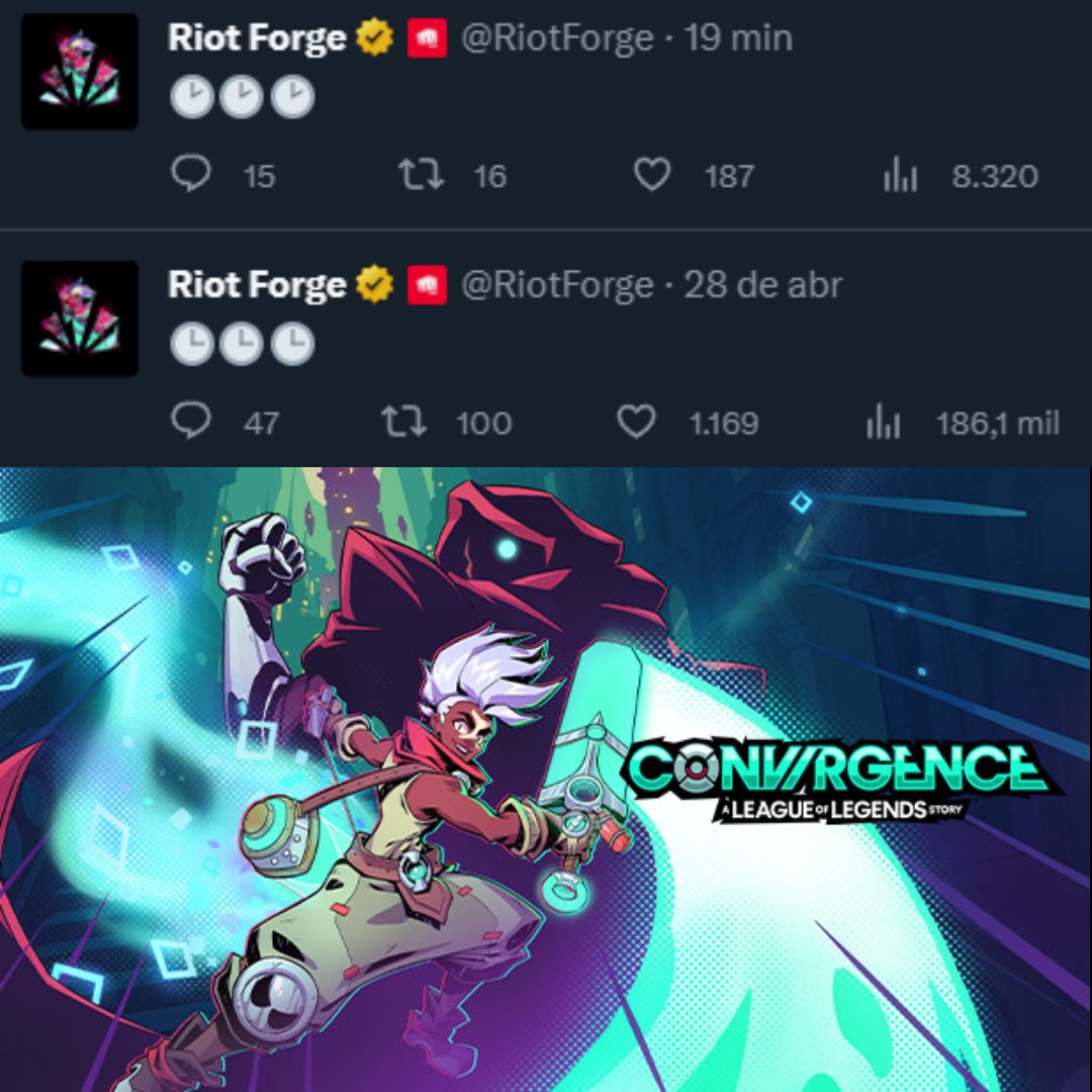Notlin Games on Twitter: "Pelo padrão do relógio dos Teasers do Riot Forge, me parece que amanhã ...