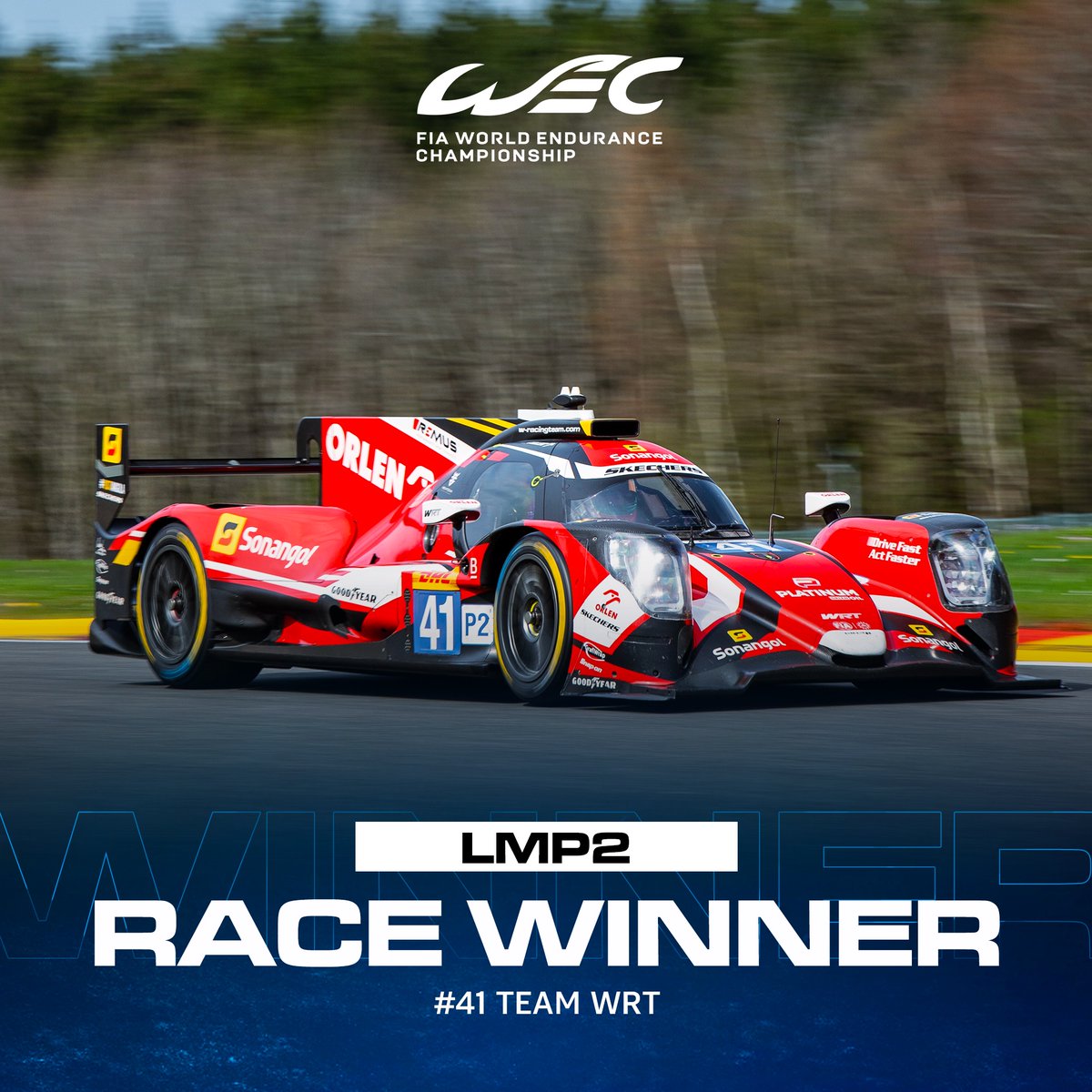 FIA World Endurance Championship on Twitter: "LMP2 |# 41 WRT of Louis Deletraz, Rui Andrade and ...