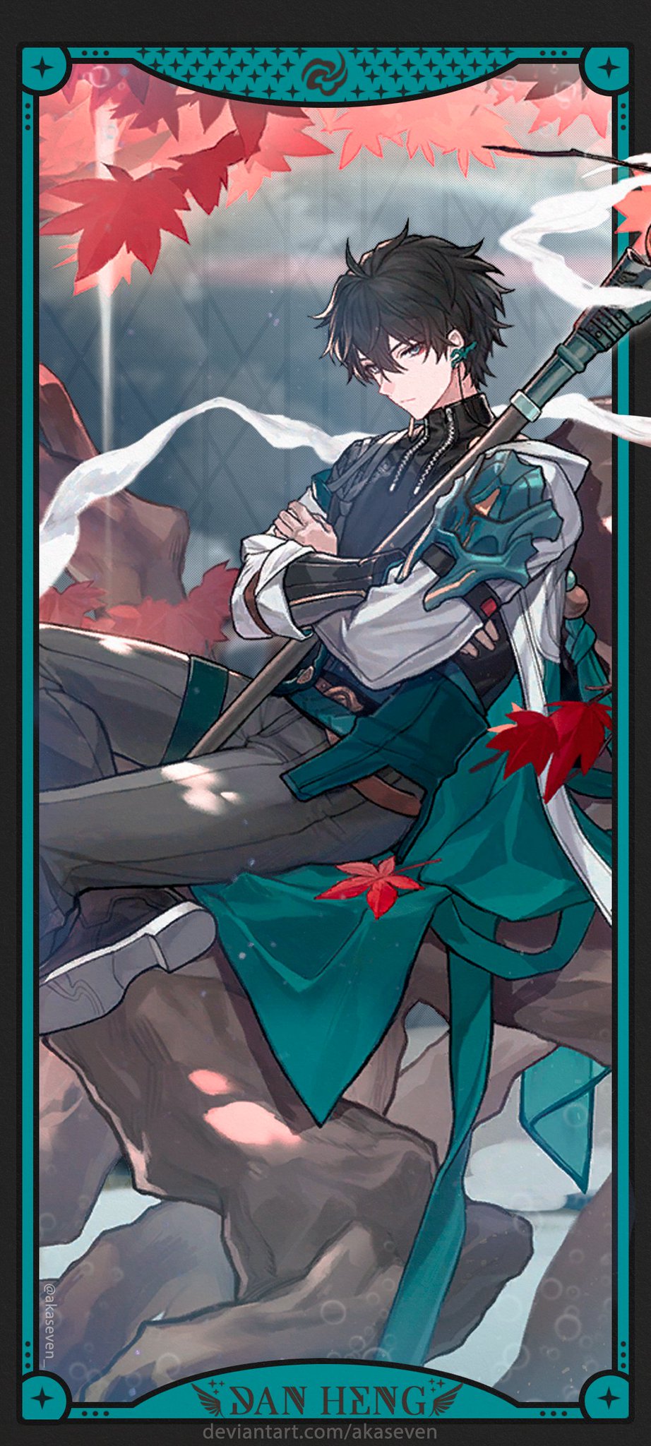 akaseven | designer on Twitter: "Honkai Star Rails - Wallpaper do Dan Heng Use a vontade! RTs ...