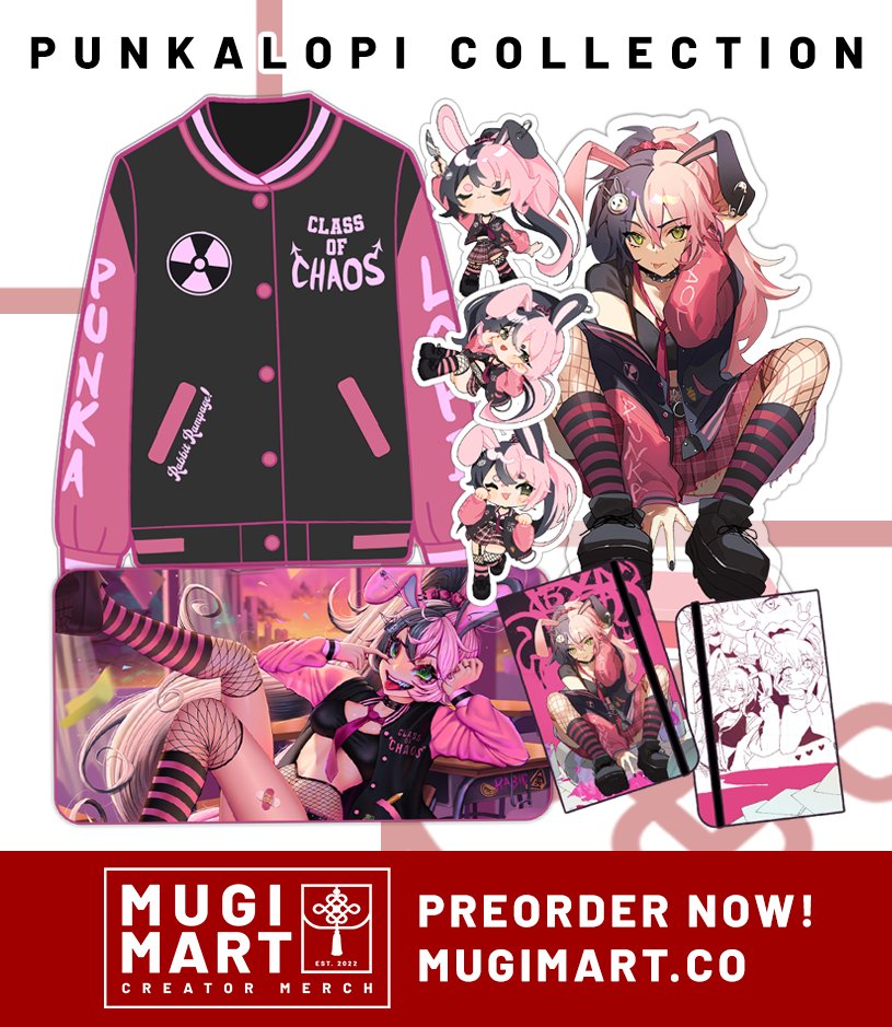 Mugi Mart 🧧 on Twitter: "「The Punkalopi Collection has dropped! 🧧」 Preorders for @Punkalopi's ...