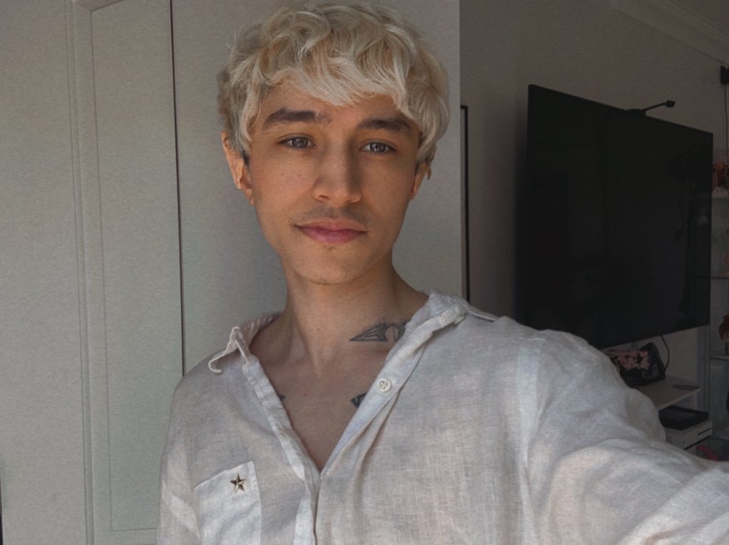 White Hair Tumblr Guy