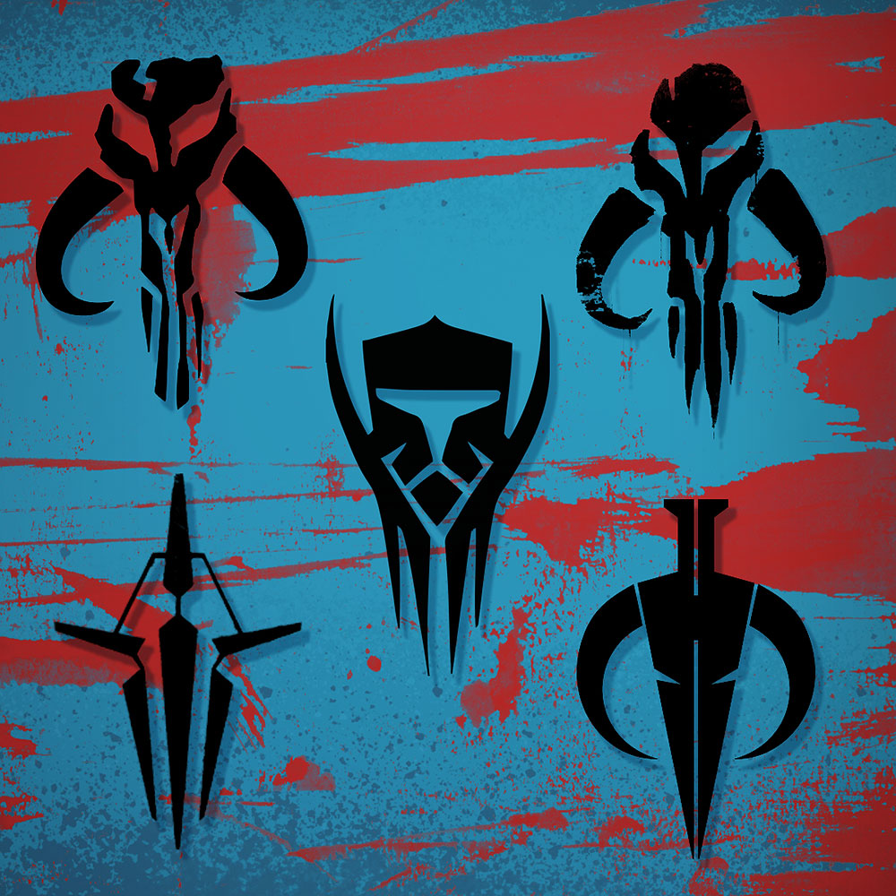 Red Mandalorian Symbol