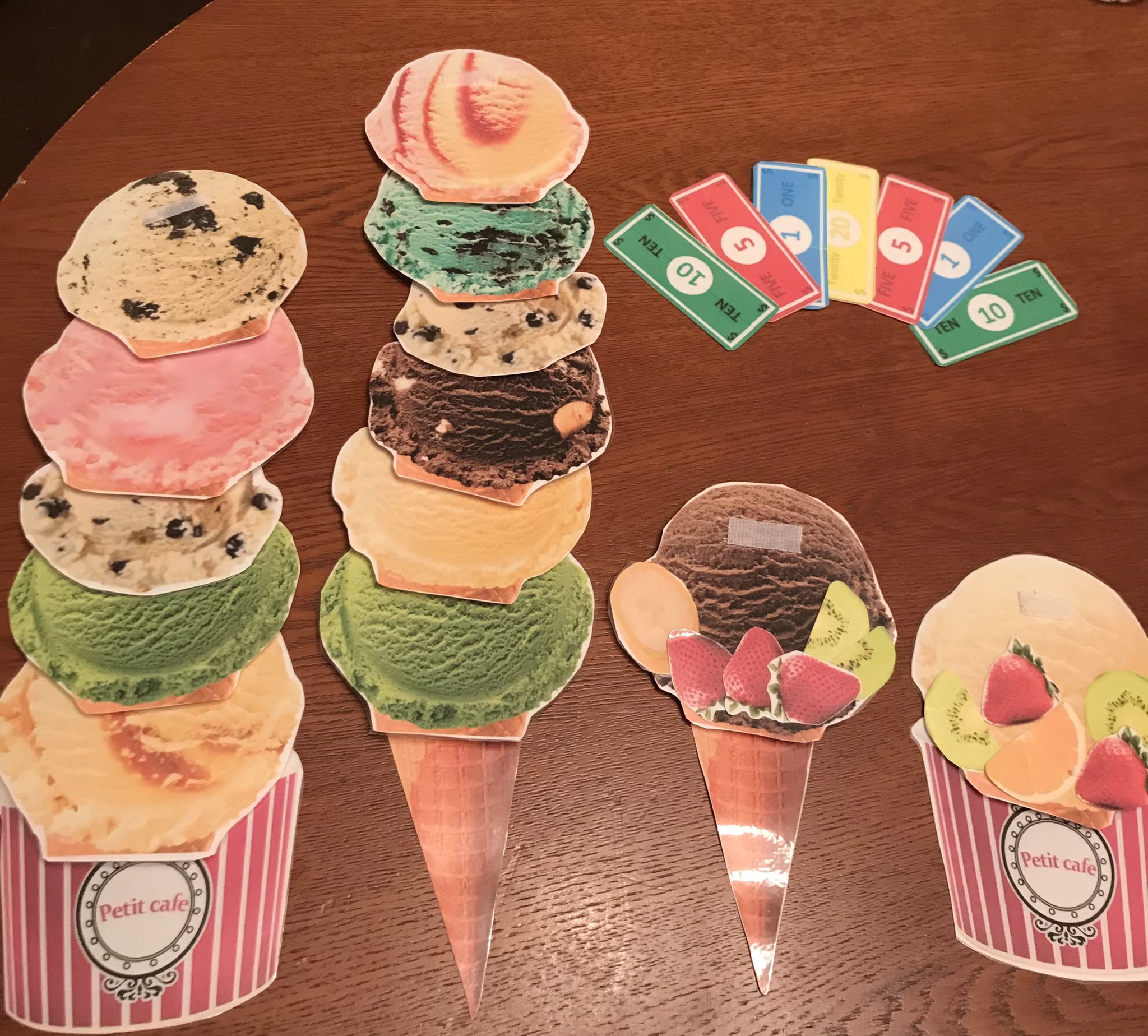 Oyako-Eigo on Twitter: "プレイデート開催しました 前半はアイスクリーム屋さんごっこ。 後半はレジンアクセサリー作り。 レジン講師とのコラボで、いつもとはちょっと違った ...