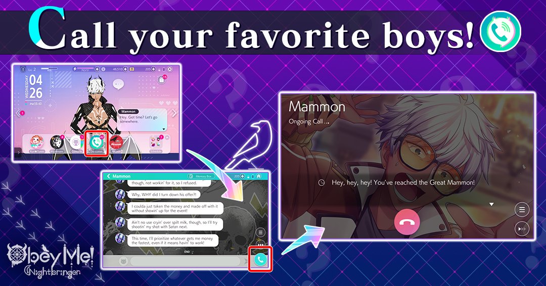 Obey Me! Nightbringer Official Download now! on Twitter: "Karasu: Today, we're talking about ...