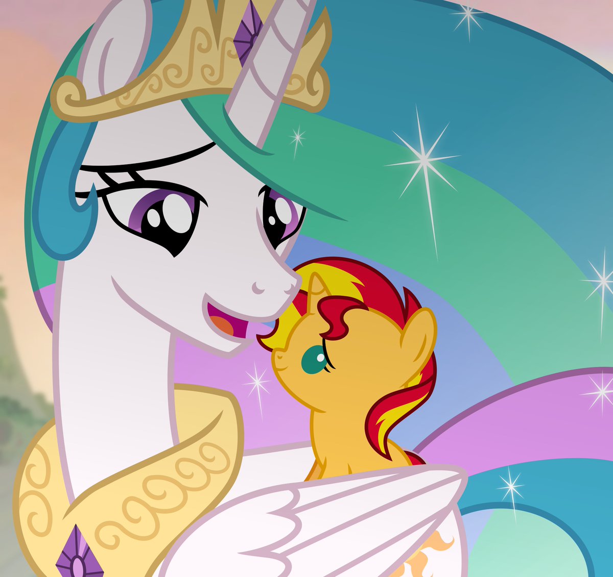 Princess Celestia And Prince Solaris