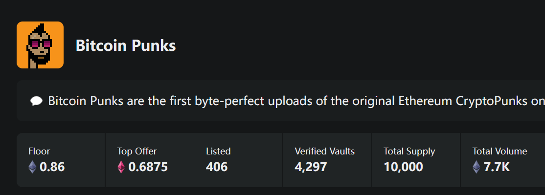 @Bitcoin_Punks_中文社区 on Twitter: "越贵涨的越快？ 哈哈 是这样子的 @Bitcoin_Punks_ @OrdinalsMarket_ #NFT #punk"