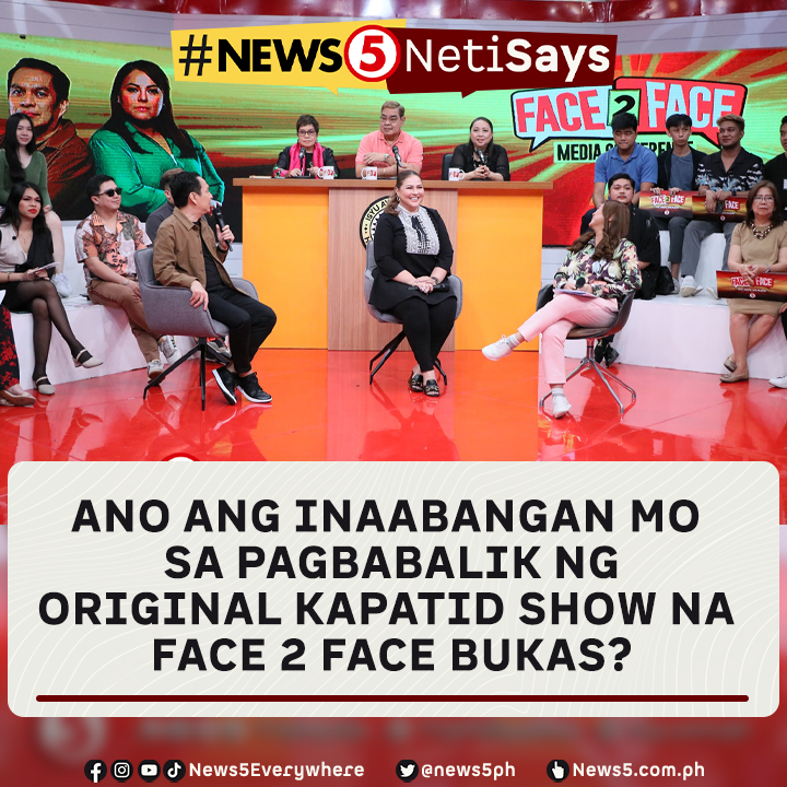 News5 On Twitter News5netisays Sa Pagbabalik Ng Programang Face 2