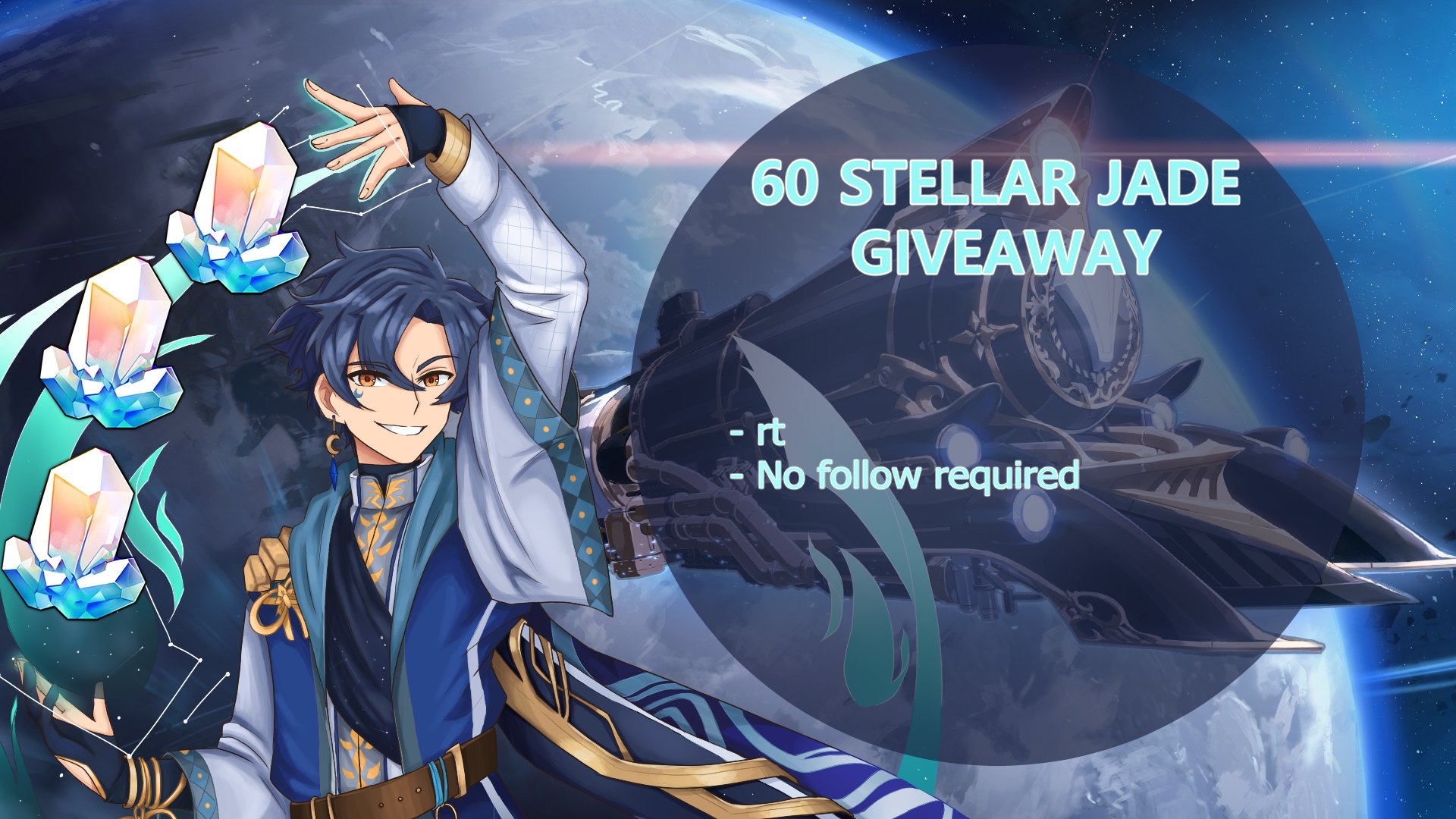 Mori(zz) Sharky on Twitter: "🦈Here is a Stellar Jade Giveaway for #honkaistarrail How is ...