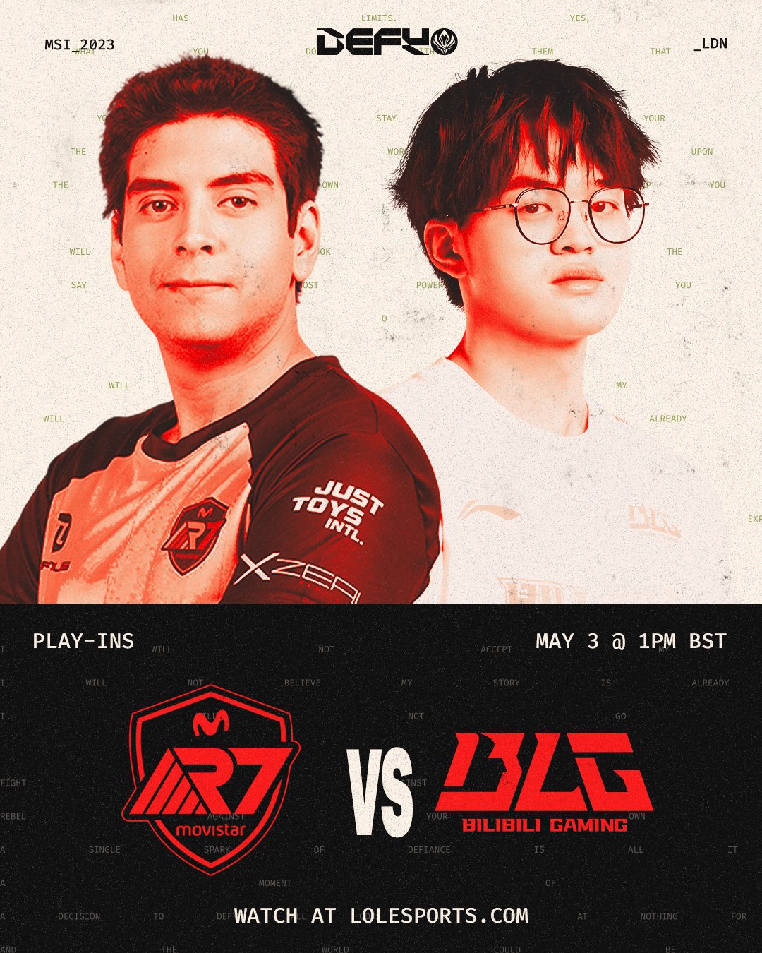 LoL Esports on Twitter: "The #LLA vs #LPL matchup on day 2 of #MSI2023! Who are you rooting for ...