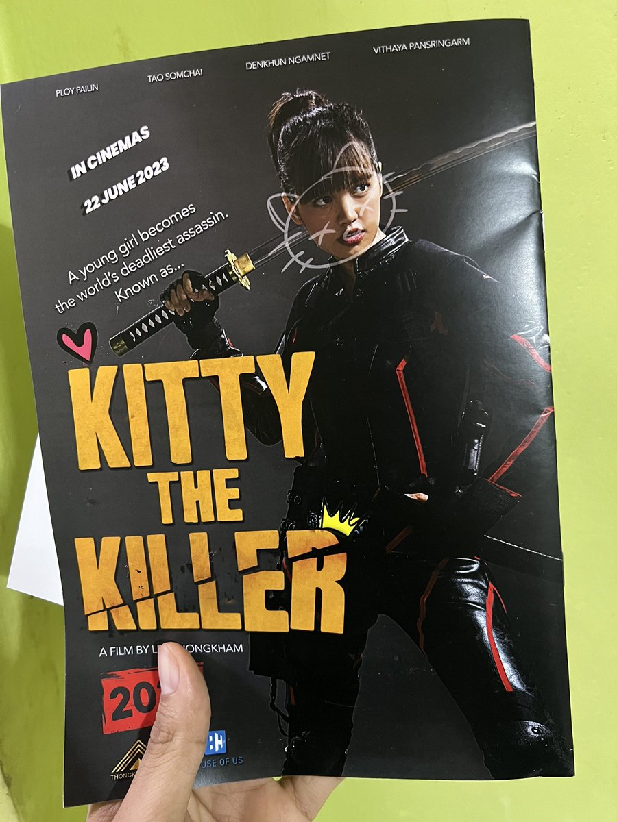 เด็กติดหนัง 🏳️‍🌈 on Twitter: "โอ้ ทาง @thongkhamfilms ส่ง Comic Book เรื่อง Kitty the Killer มา ...