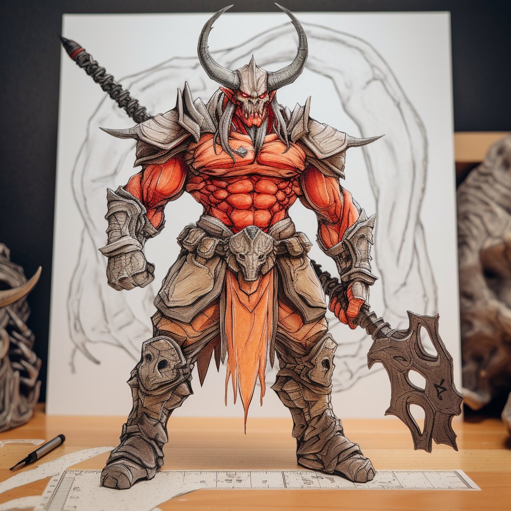 Paperwrks on Twitter: "Thanks! Love making characters (niji5) and make paper pop out characters ...