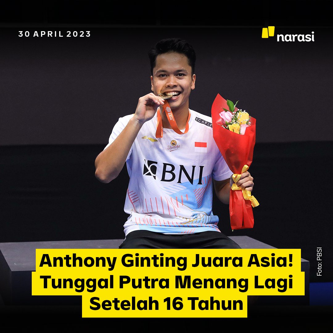 Narasi Newsroom On Twitter Anthony Sinisuka Ginting Berhasil Keluar