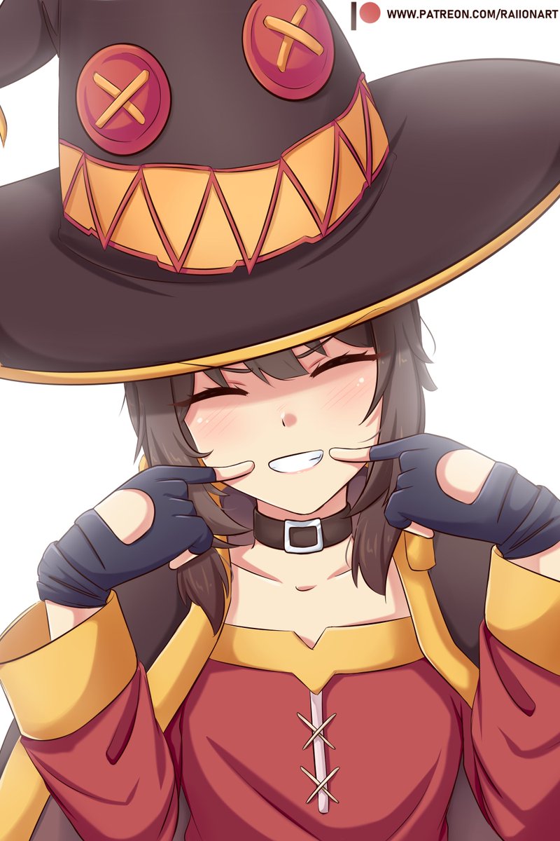 Raion On Twitter Rt Raionart Smile Like Megumin The Explosive Arch Wizard Konosuba このすば