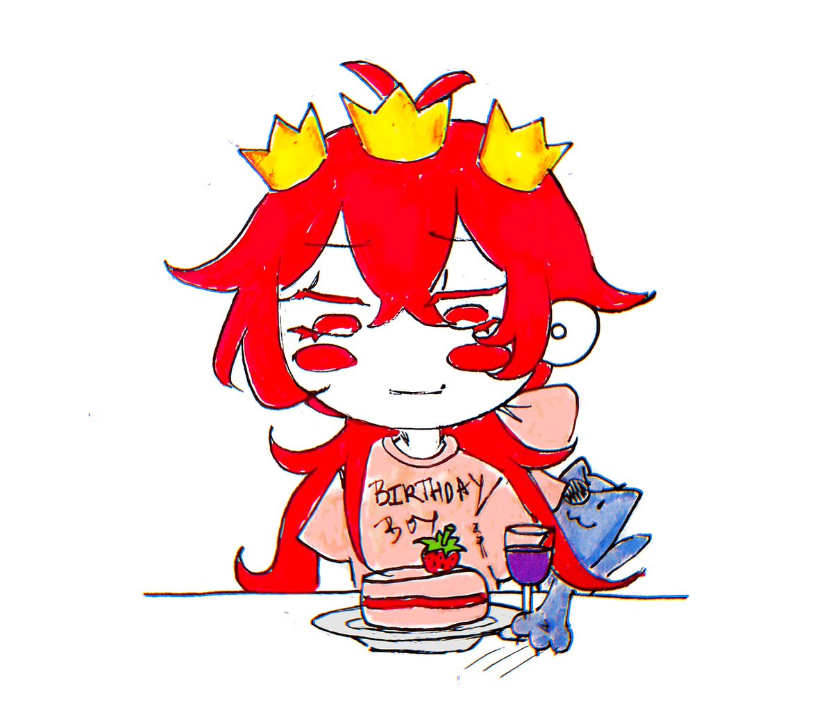 「happy national holiday a.k.a dilulu day 」|iraのイラスト